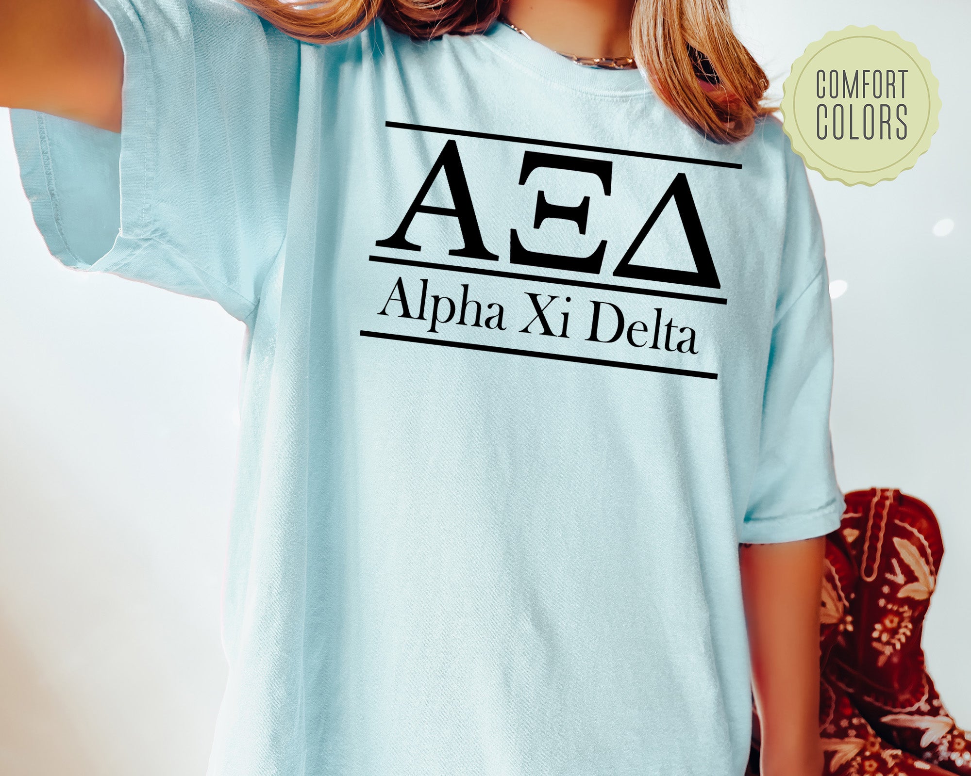Alpha Xi Delta Letter Shirts